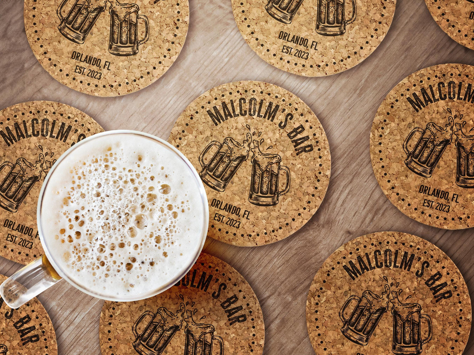 Custom Bar Coasters — All Custom Gifts