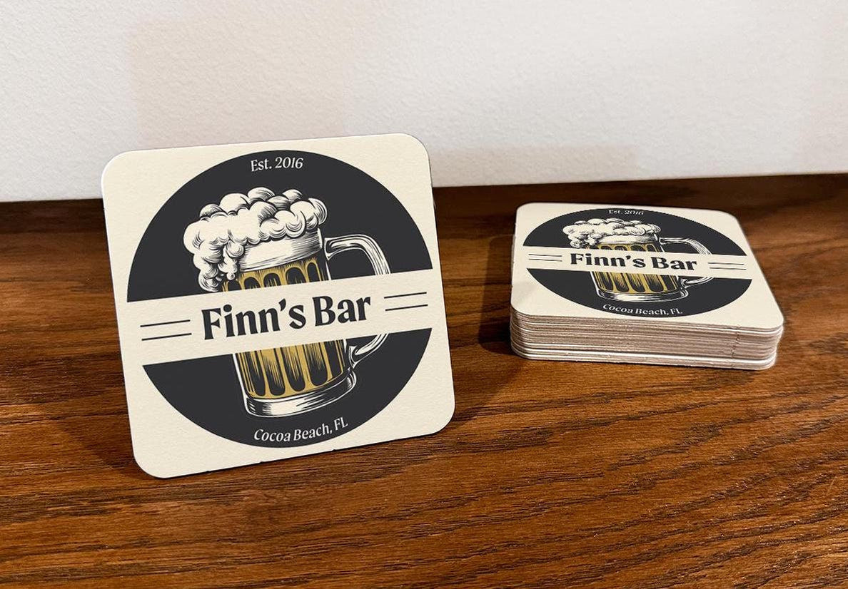 Custom Bar Coasters — All Custom Gifts