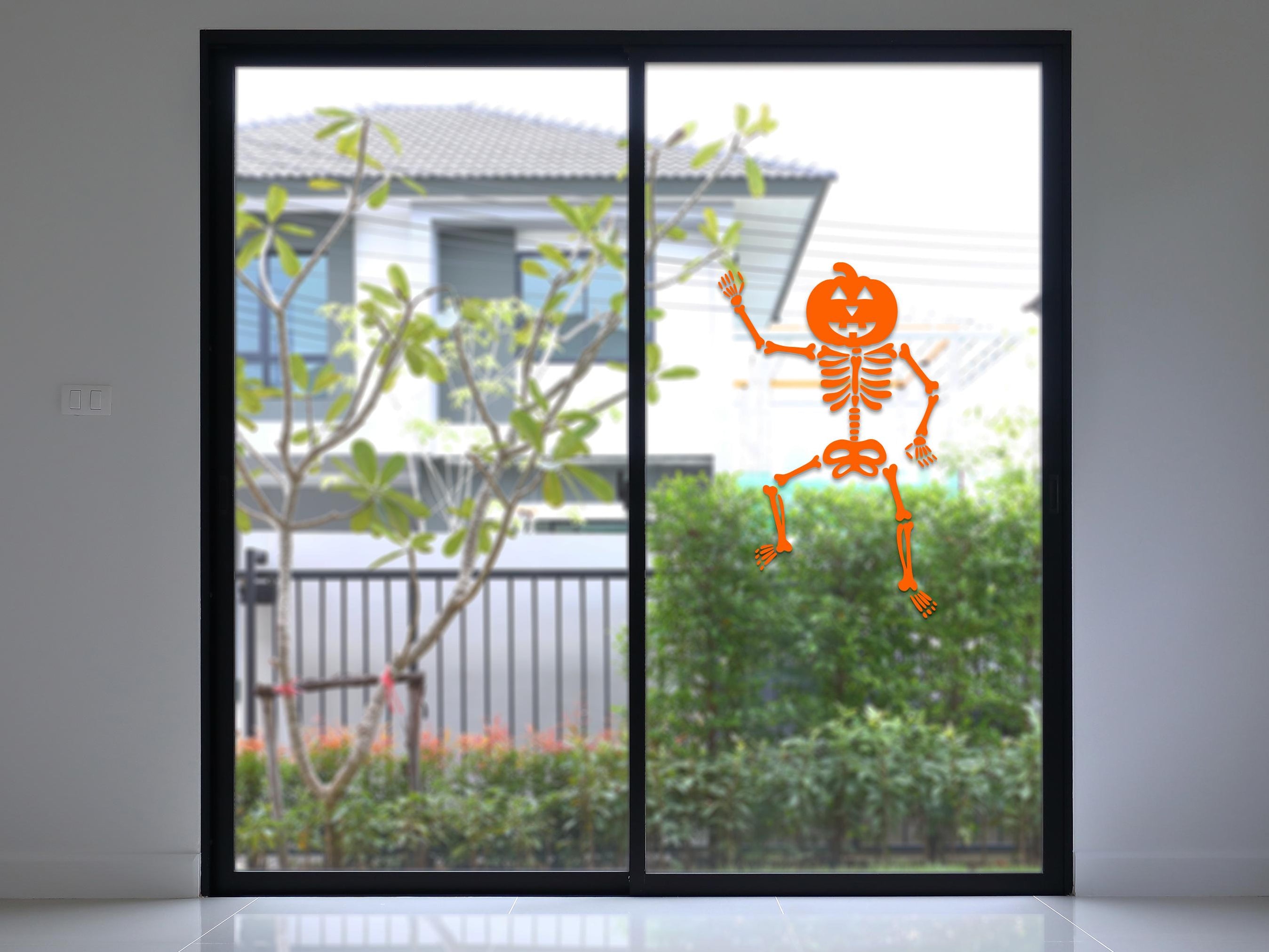 Dancing Skeleton Window Sticker | Vinyl Decal — All Custom Gifts