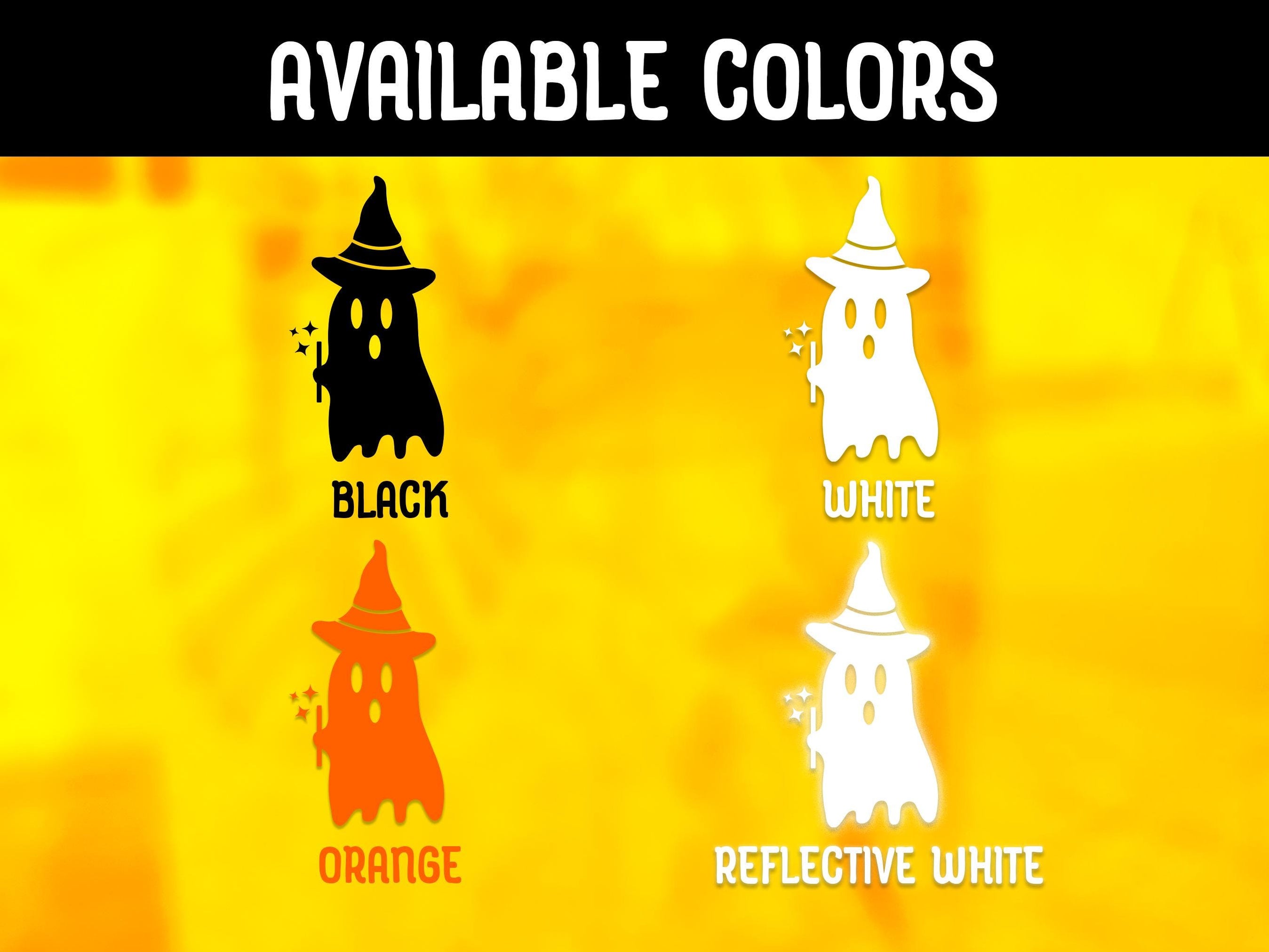 Ghost Witch Window Sticker | Vinyl Decal — All Custom Gifts