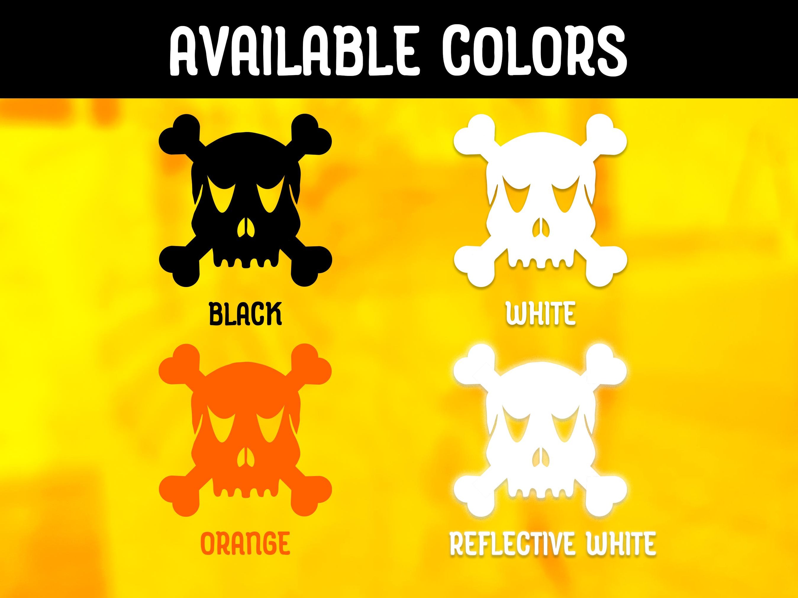 Skull & Crossbones Window Sticker | Vinyl Decal — All Custom Gifts