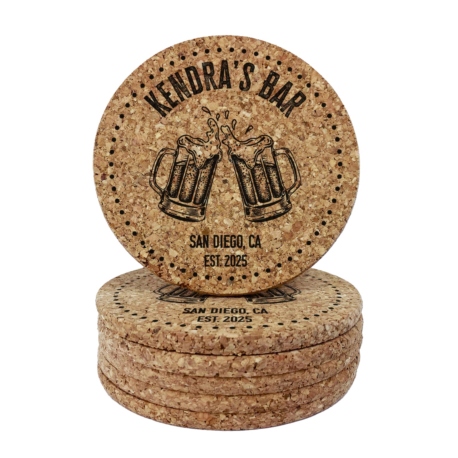 Custom Bar Coasters — All Custom Gifts
