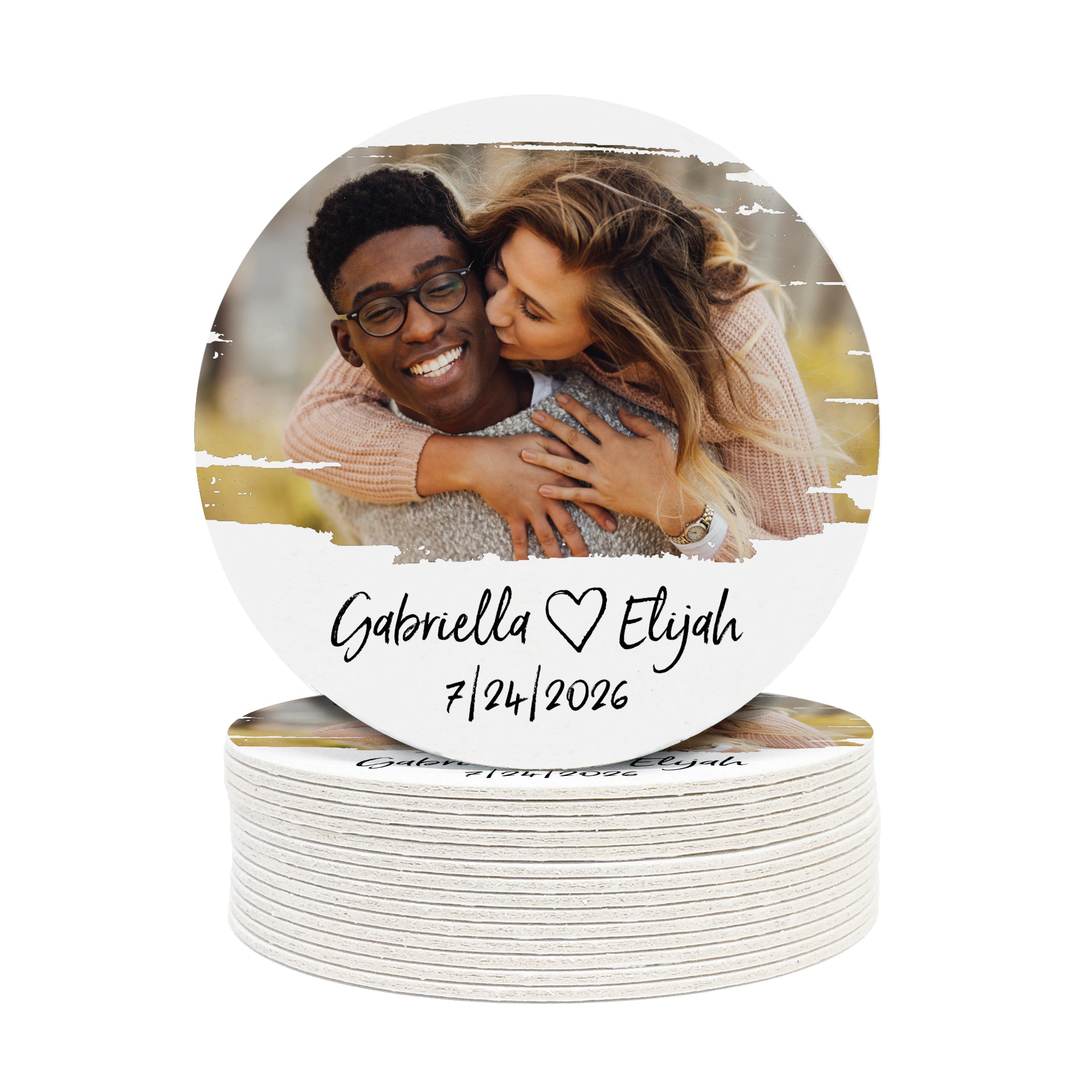 Custom Wedding Coasters | Don't Take My Drink Covers — All Custom Gifts
