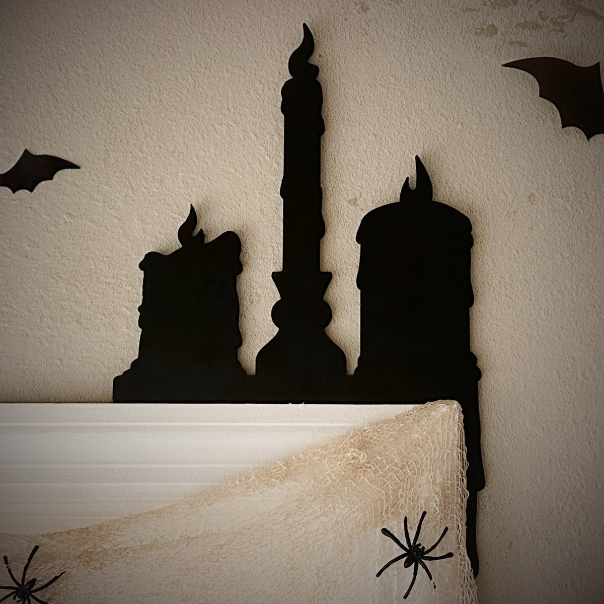 Melting Wax Candle Door Frame Topper | Halloween Decoration — All ...