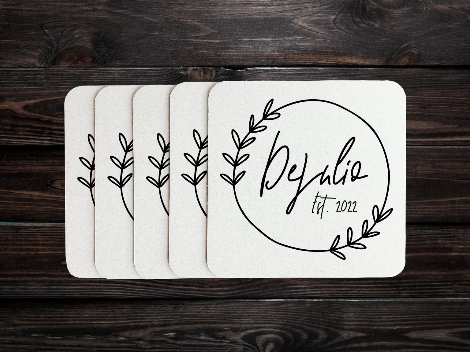 Custom Wedding Coasters | Don't Take My Drink Covers — All Custom Gifts