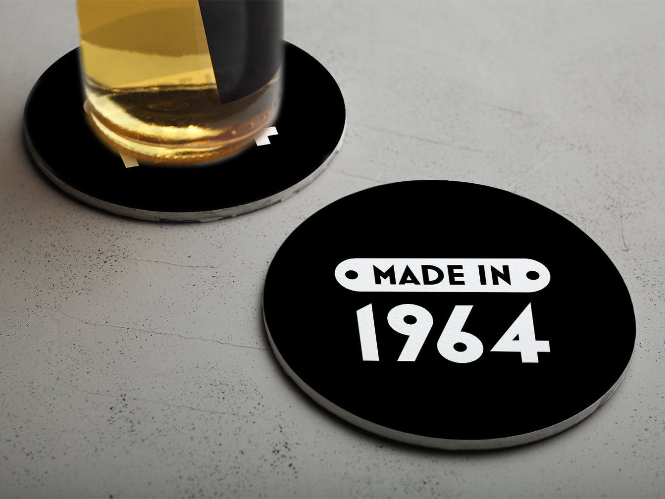 Custom Made In Year Birthday Coasters | Personalized Party Decor — All ...